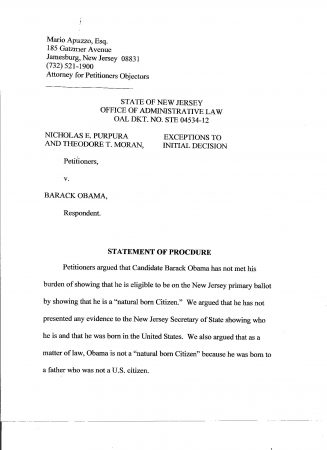 Update: Breaking: New Jersey Ballot Challenge Plaintiff Speaks About ...