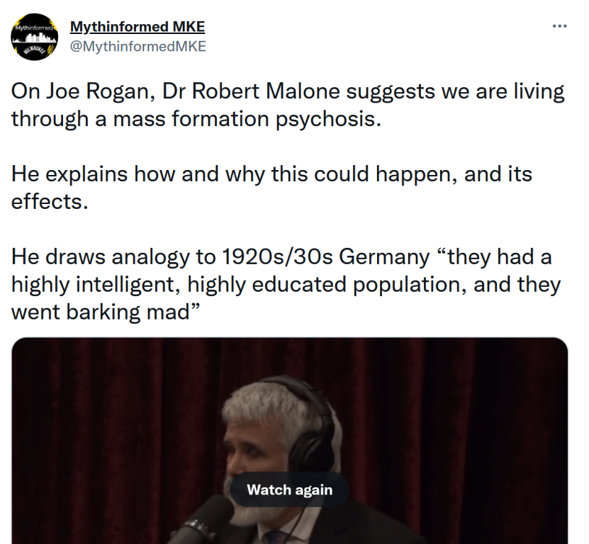 What is "Mass Formation Psychosis?" - The Post & Email
